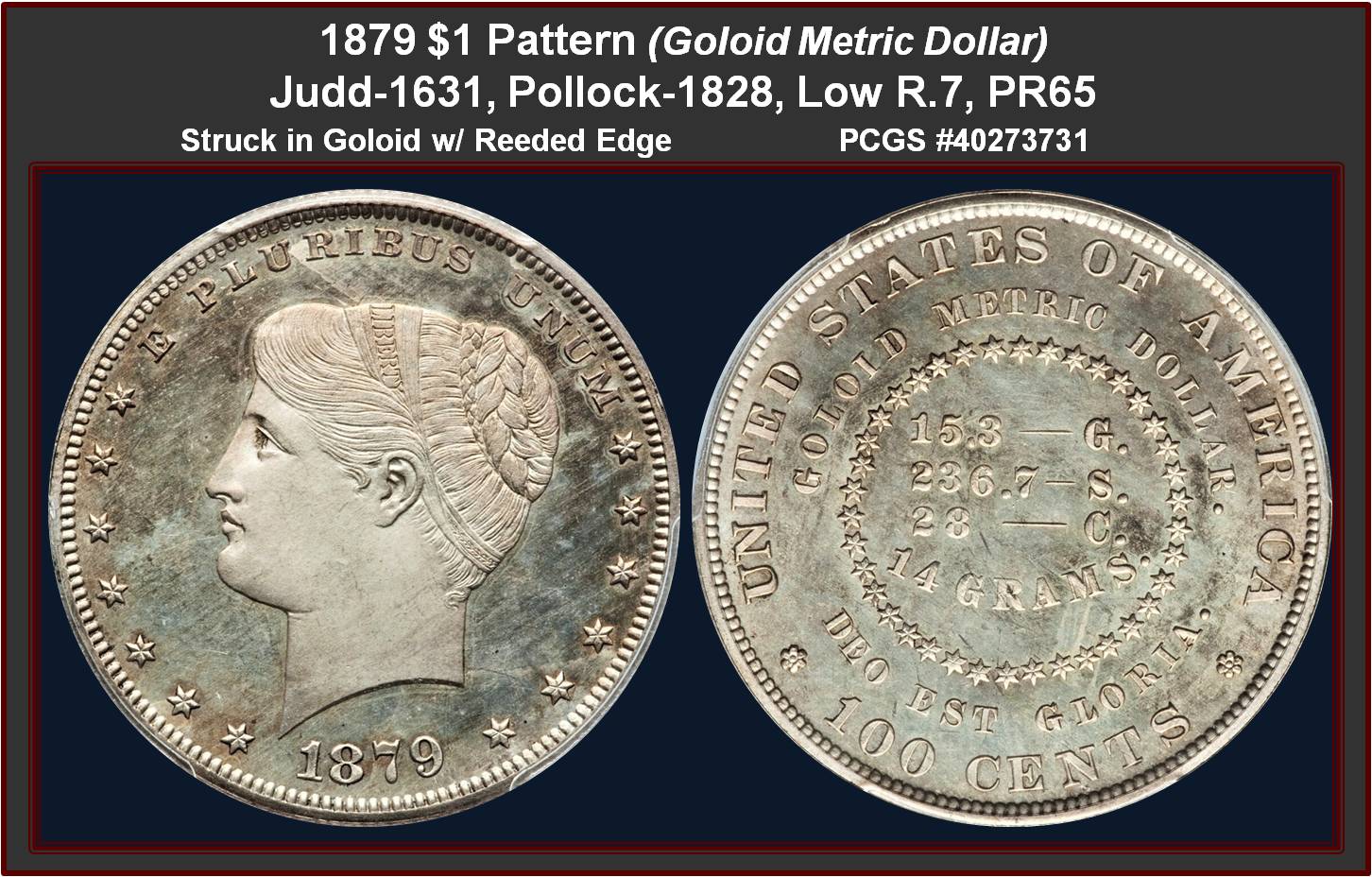 Goloid Metric Dollar Patterns -"Counterfeiters' Delight" - Custom Set