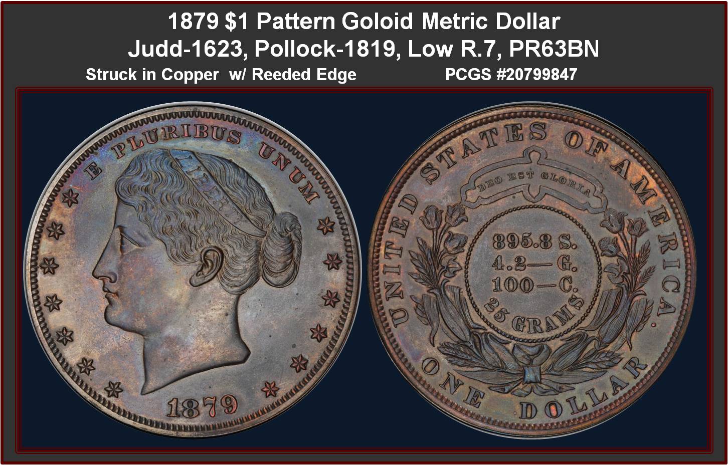 Goloid Metric Dollar Patterns -"Counterfeiters' Delight" - Custom Set