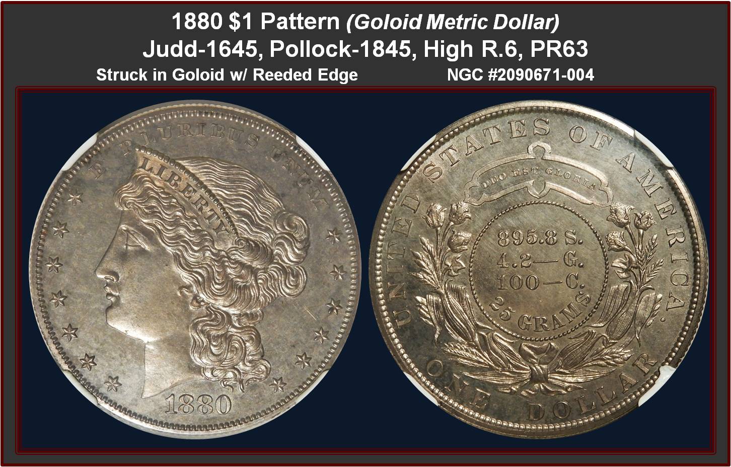 Goloid Metric Dollar Patterns -"Counterfeiters' Delight" - Custom Set