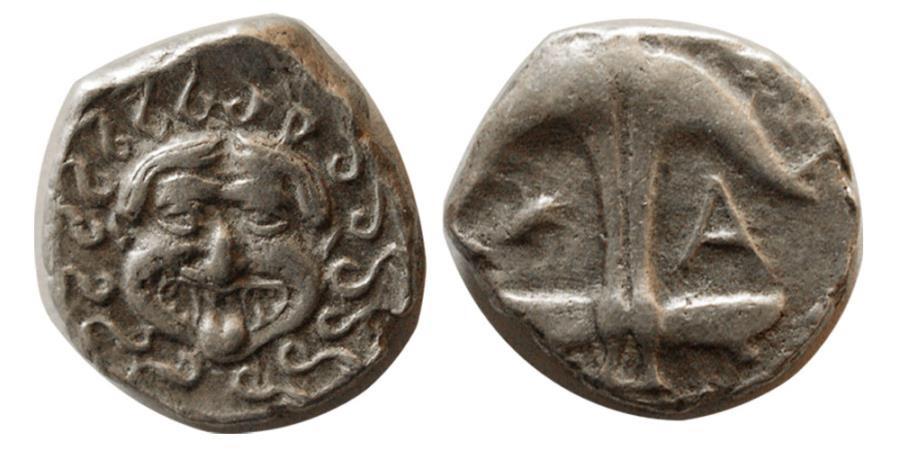 a scary Gorgoneion | Coin Talk