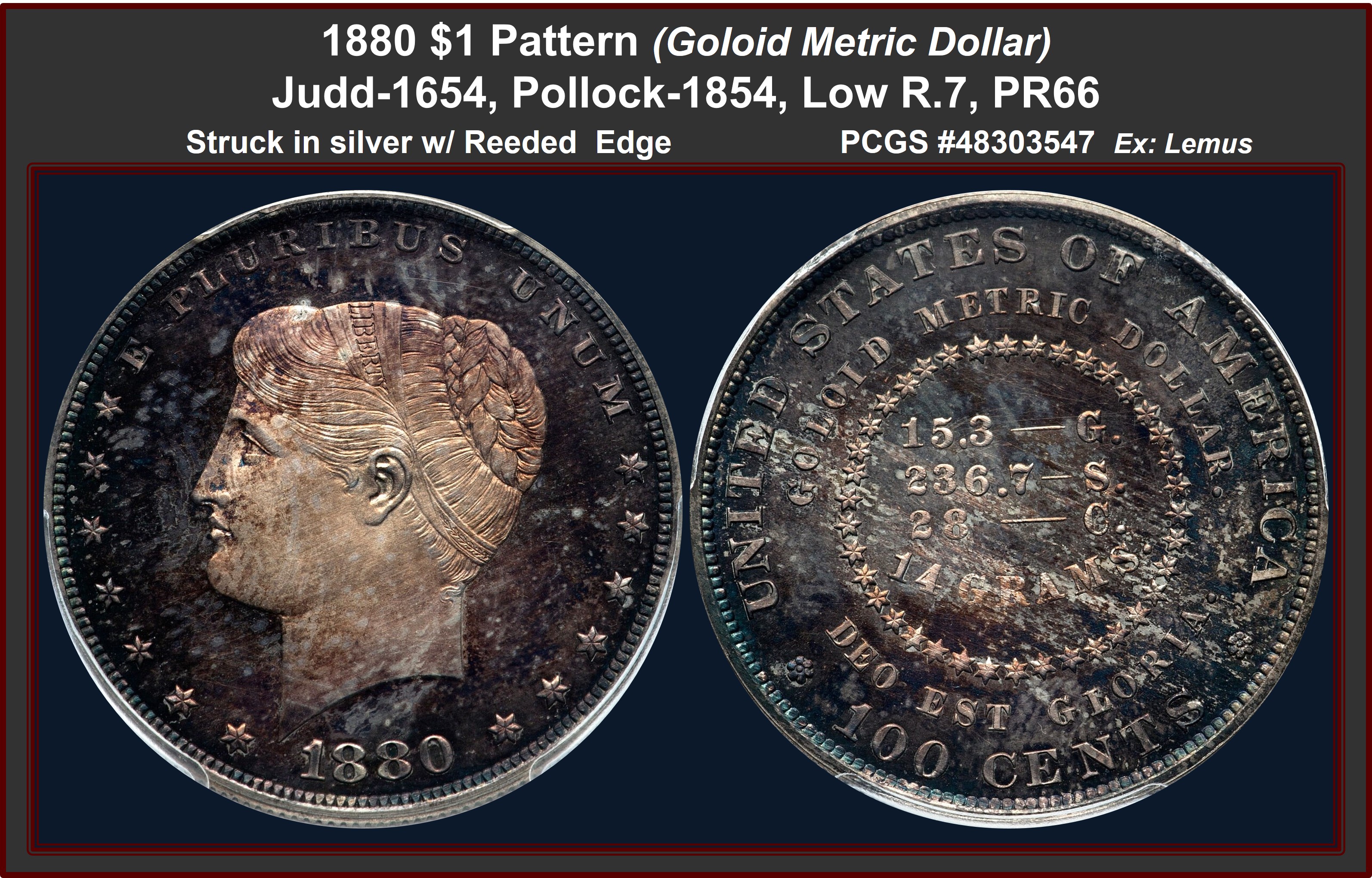 Goloid Metric Dollar Patterns -"Counterfeiters' Delight" - Custom Set